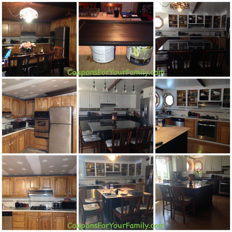 Do It Yourself and Save Project: How to Paint Oak Kitchen Cabinets