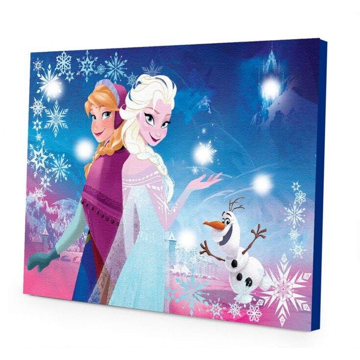 Walmart: Disney Frozen LED Light Up Canvas Wall Art Only $9.98 (Reg ...