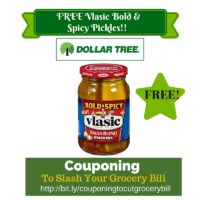 Dollar Tree Coupon Matchup: FREE Vlasic Bold & Spicy Pickles