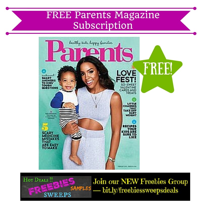 Freebies Offer: FREE Parents Magazine Subscription