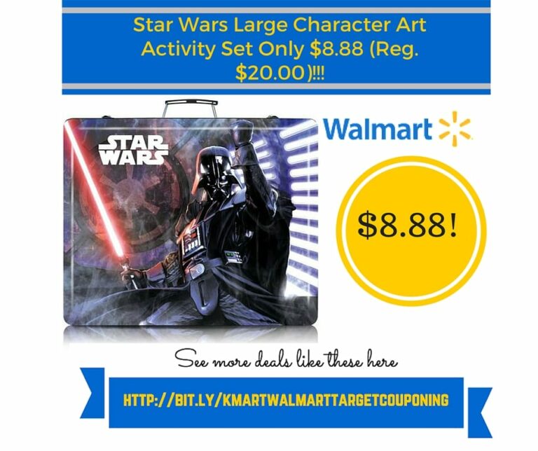 Walmart Retail Deals: Star Wars Large Character Art Activity Set Only ...