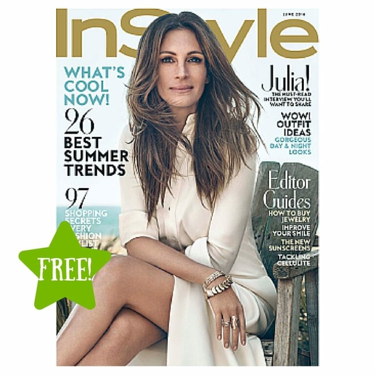 FREE InStyle Magazine Subscription