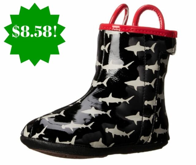 Robeez Shark Bite Rainboot Mini Shoe Only $8.58