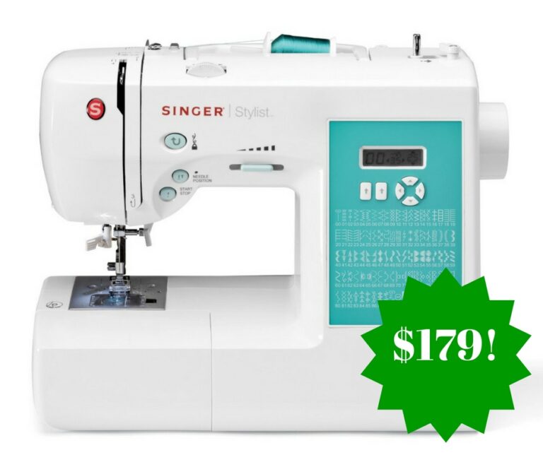 Amazon: SINGER 7258 100-Stitch Computerized Sewing Machine Only $179 ...