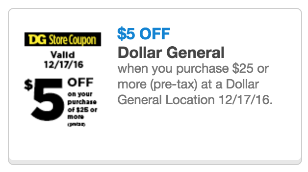 Dollar General Coupon Scenario today only w/all DG Digital Coupons: 7 ...