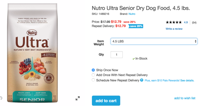 Petco Coupons Nutro Ultra Dog Food : get now for only $.55-$.70lb!!