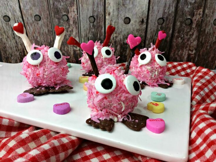 Easy Valentines Day Love Bugs Strawberry Cake Ball Recipe