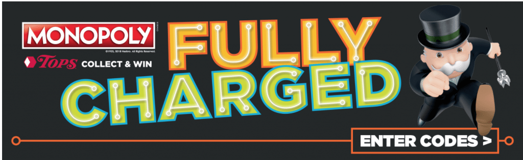 This weeks Online Tops Monopoly Coupons