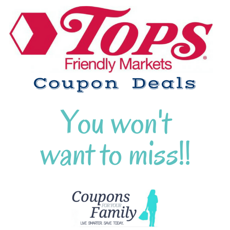 Tops Markets Coupon Deals you won't want to miss this week!!