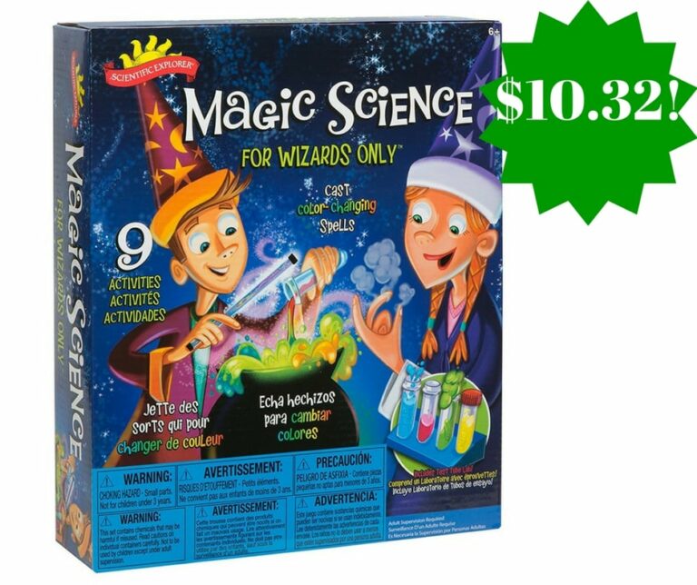 Amazon: Scientific Explorer Magic Science for Wizards Only Kit Only $10 ...