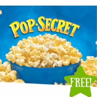 FREE Pop Secret Popcorn