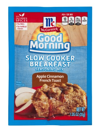 Walmart: McCormick Good Morning Slow Cooker Breakfast Seasoning Mix ...