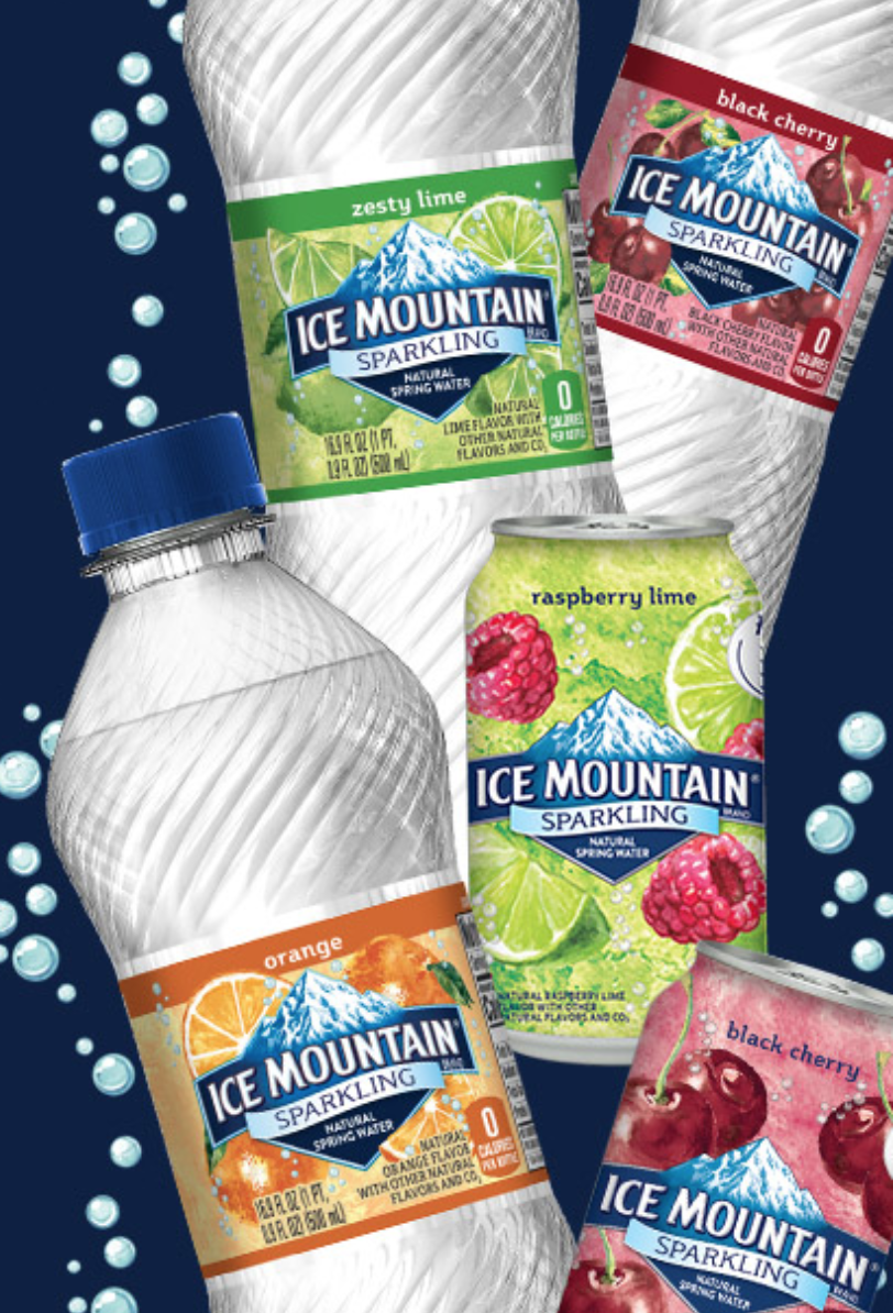 Get a Free 8 pack of Flavored Spring Water!!