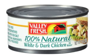 Walmart: Valley Fresh Canned Chicken Only $0.89!