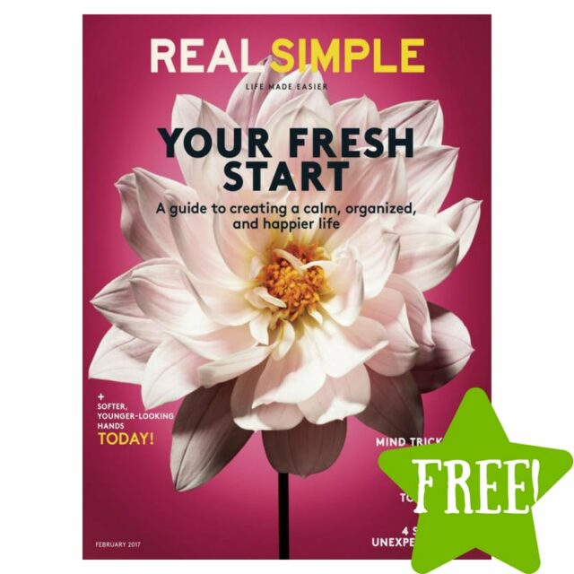 FREE Subscription to Real Simple Magazine