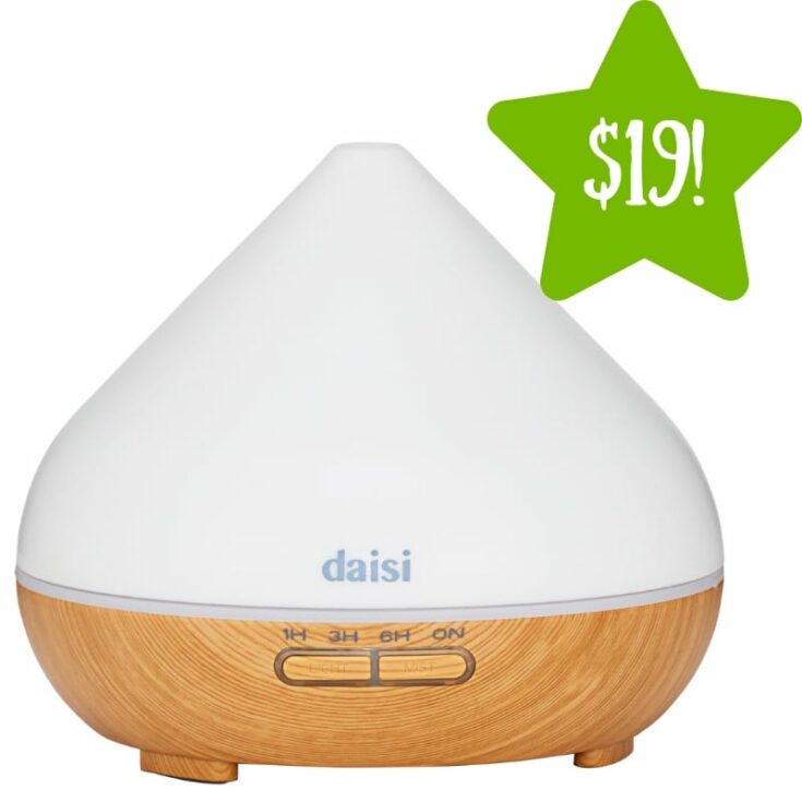 Walmart: daisi Essential Oil Diffuser Only $19 (Reg. $50)