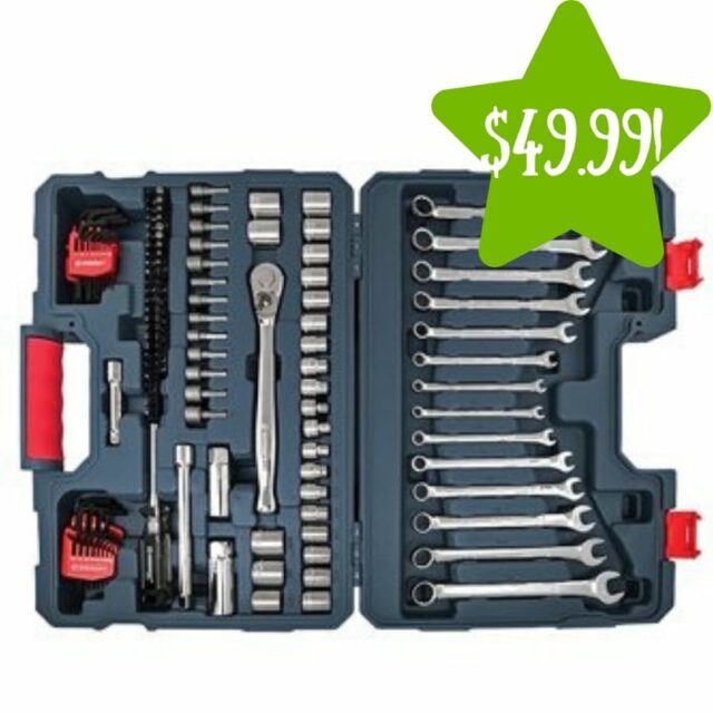Walmart: Crescent 128-Piece Mechanics Tool Set Only $49.99 (Reg. $105)