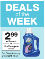 **HOT** New Printable OxiClean Coupon (exp 4/16) & Deals from $.99- $2. ...