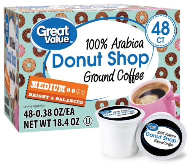 Great Value Donut Shop Coffee K Cups cheap at Walmart!!