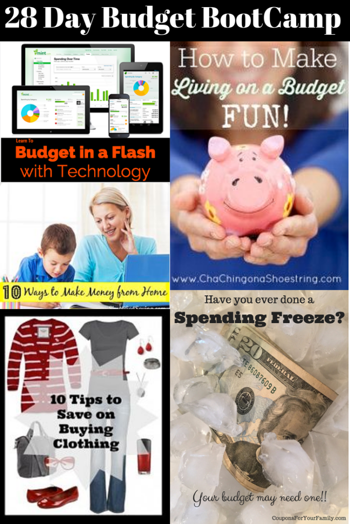 28 Day Budget BootCamp: Get your finances in order!!