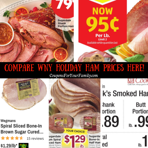 Holiday Ham Price comparison including Honeybaked, Shanks & Spirals as ...