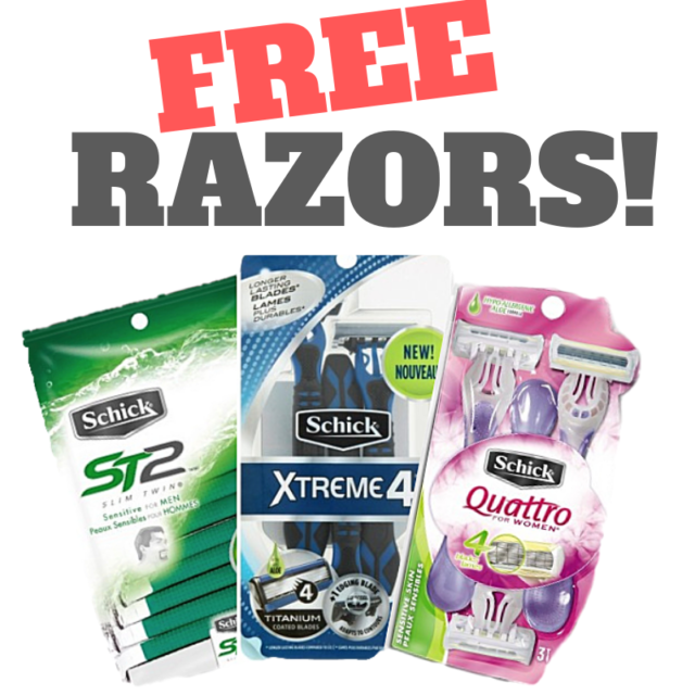 FREE Razors with Schick Razor Coupon & Rebate at Target