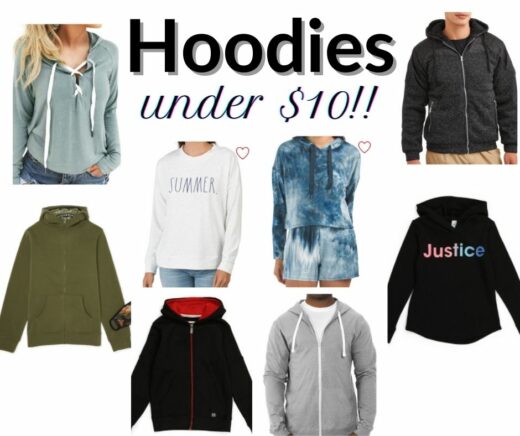 Clothes Sale: Hoodies & Sweatshirts For Men, Women, Kids Under $10!
