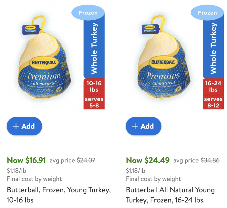 UPDATED 11/10/22: Thanksgiving Turkey Prices 2022 Tops, Wegmans ...
