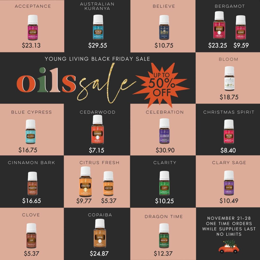 Young Living Essential Oils Cyber Monday Deals: 20% off Thieves, 40% ...
