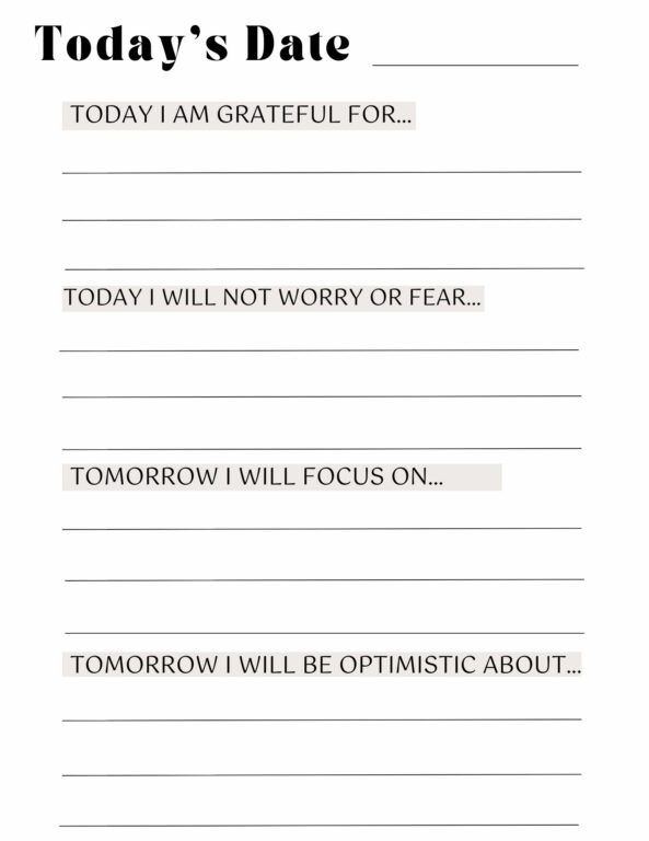 Start the New Year out right with a Gratitude and Anxiety Journal!