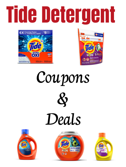 New $5 off Tide Pods Digital Coupon & $.50/1 Printable coupon NOW!