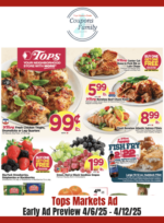 Tops Early (4/6/25 - 4/12/25) Weekly Ad Preview:
