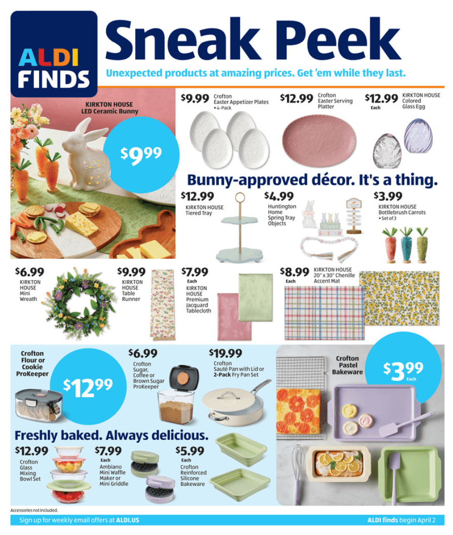 Aldi Early Weekly Ad (4/2/25 - 4/8/25) & 4/2/25 Sneak Peek & Upcoming ...