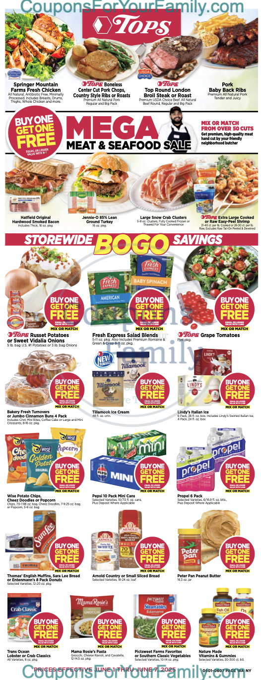 Tops Early (6/8/25 - 6/14/25) Weekly Ad Preview: See it here first ...